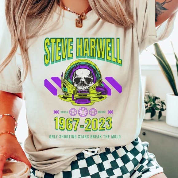 Tops | Steve Harwell Memorial Smash Mouth T Rip Steve Harwell All Star ...